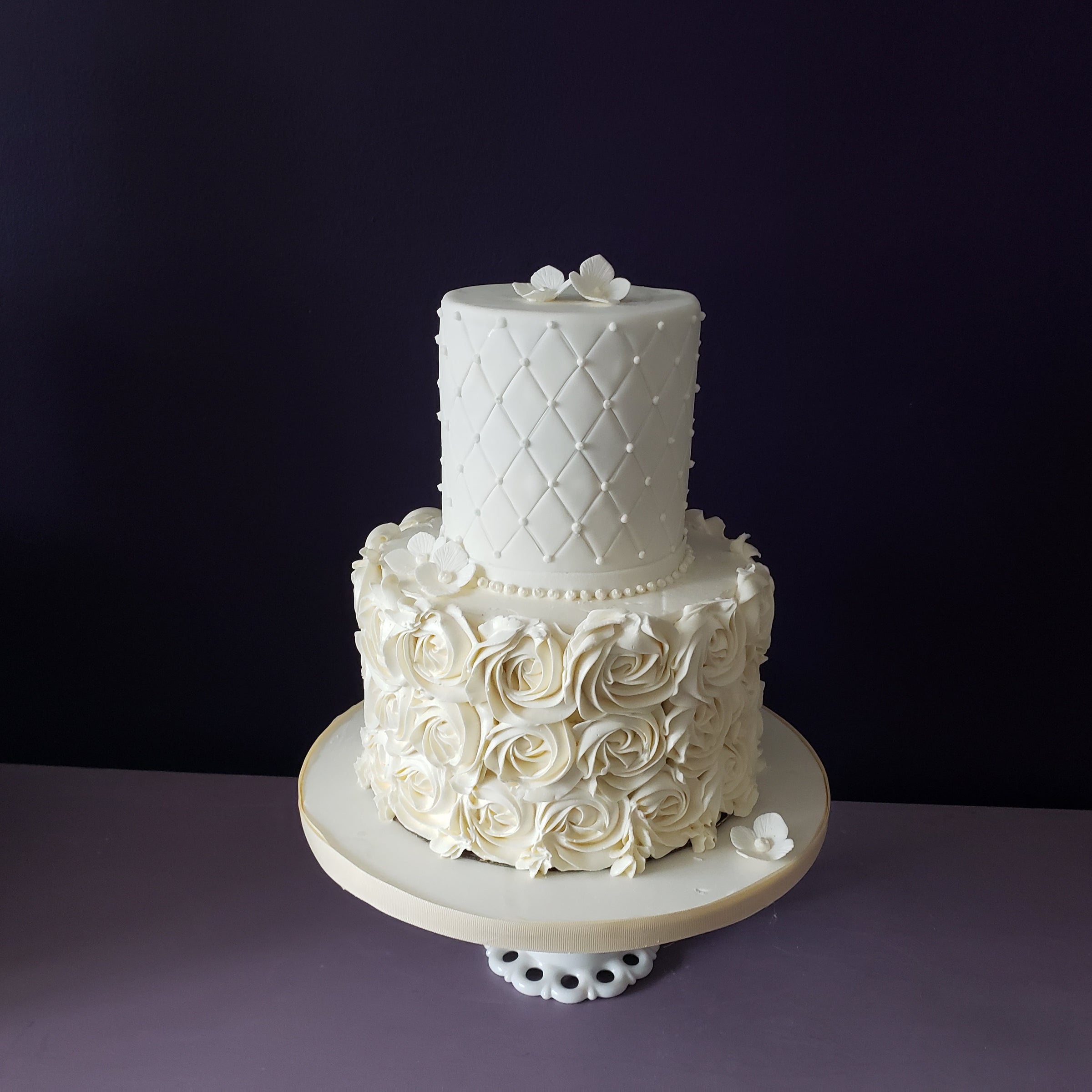 Rosette Wedding Cake